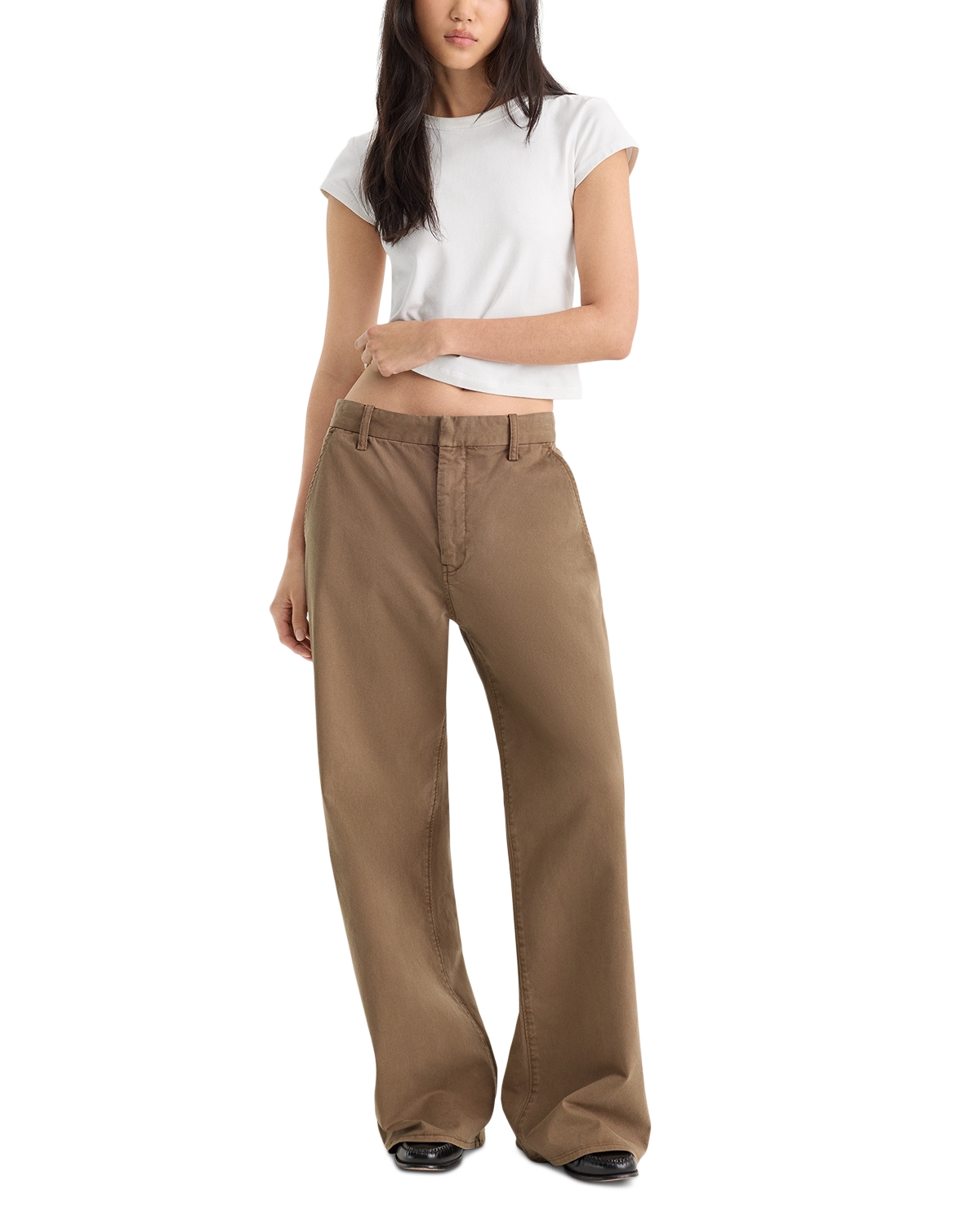 GOOD AMERICAN Good American Low Slung Baggy Trousers